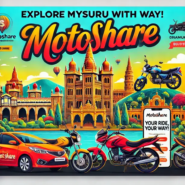 The Best Bike and Car Rentals in Mysuru with Motoshare - Bangalore Orbit