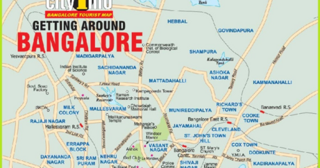 Tourist Map Guide Of Bengaluru – Bangalore Orbit
