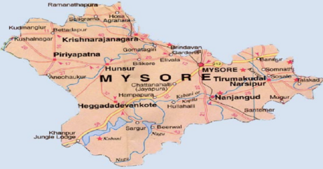 Tourist Map Guide Of Mysuru – Bangalore Orbit