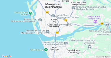 Tourist Map Guide of Mangaluru – Bangalore Orbit