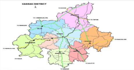 Tourist Map Guide of Hassan – Bangalore Orbit