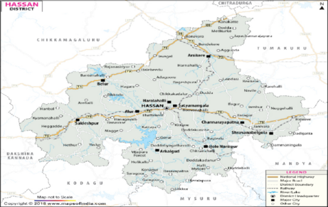 Tourist Map Guide of Hassan – Bangalore Orbit