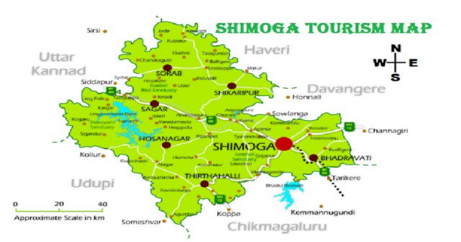 Shivamogga Tourist Map Guide - Bangalore Orbit